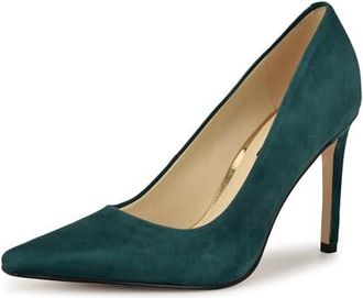Nine West Escarpins Oraye pour femme, Daim vert foncé 300, 35.5 EU