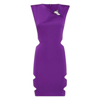 Philipp Plein Femme, Robes, Violet, Taille: 44 FR Mini Robe