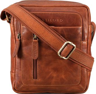 STILORD Jamie Herren Ledertasche - Perfekt für Reisen & Alltag - Kleine Vintage Messenger Bag für 9.7 Zoll iPad - Moderne Schultertasche für Männer Echtleder,
