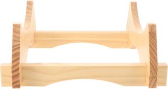 Cabilock Holzst&auml;nder f&uuml;r Eichenfass Robuster Tr&auml;ger f&uuml;r Wein Wasserkr&uuml;ge Stabiler Holzhalter f&uuml;r Getr&auml;nkespender Vielseitiger Fasshalter f&uuml;r K&uuml;che und Partyber