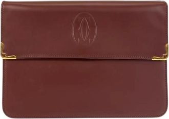 Cartier unisex, Pre-owned, Rouge, Taille: ONE Size Pochette Pre-owned