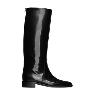 Saint Laurent Stilvolle Schwarze Leder Stiefeletten - - Shoes - Damen - Schwarzk - 37 1/2 EU