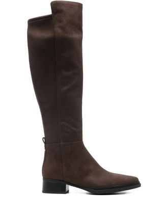 Michael Kors bottes à fermeture zippée 380 mm - Marron
