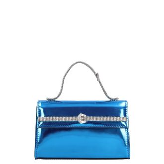 Gedebe Mini Sophie Mirror Leder Tasche - - Bags - Damen - Blau - ONE SIZE