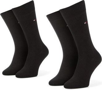 Tommy Hilfiger Lange Socken 371111 Schwarz