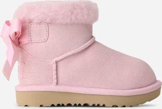 UGG Classic Mini Bailey Mixed Schleife Boot f&uuml;r Kinder in Ribbon Candy, Gr&ouml;&szlig;e Wildleder