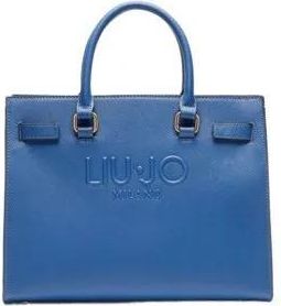 Liu Jo Hobo Bags - Shoulder Bag With Prominent Tonal Logo And Versati - Gr. unisize - in Blau - für Damen