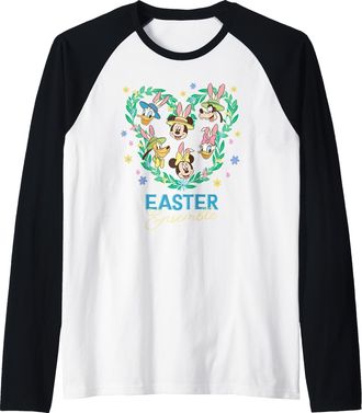Disney Mickey & Friends Easter Ensemble Bunny Ears Icon Raglan