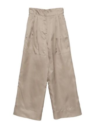 Alberta Ferretti Pantalons D&eacute;contract&eacute;s - Gris