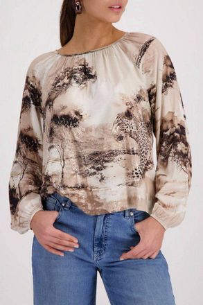 Monari Klassische Bluse 410190 luftig