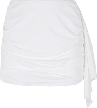 Federica Tosi Femme, Jupes, Blanc, Taille: 36 FR Copricostume Corto Tintaunita