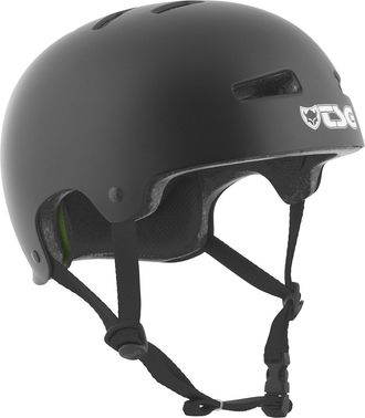 Tsg Unisex Evolution Solid Color Helm, Schwarz (satin black), S/M EU