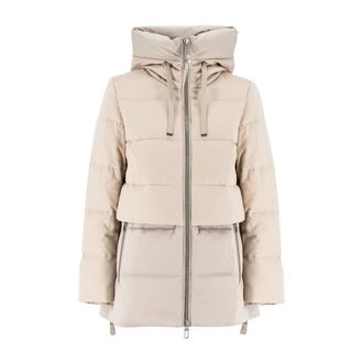 Duno Wollmischung Kapuzenjacke - - Jackets - Damen - Rosa - L