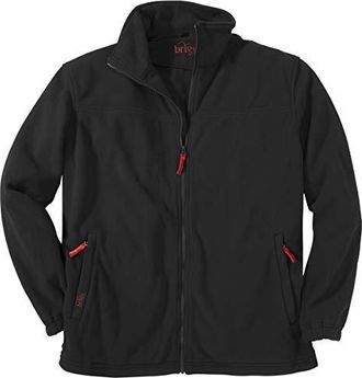 Brigg Veste Polaire surdimensionnée Noir sans Doublure, XL Groesse S-18XL:14XL