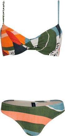 Lygia & Nanny Cassis Waikiki Bikini mit abstraktem Print - Orange