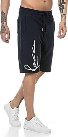 Red Bridge Redbridge Short pour Homme Jogger Sweat-Pants Pantalon Court Bermuda Bleu XXL