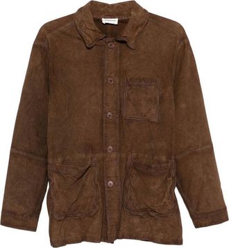 P.A.R.O.S.H. P. A.R. O.S. H. Blouson En Cuir - Marron
