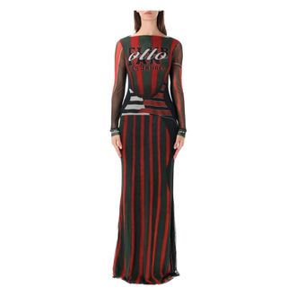 Ottolinger Mesh Long Dress - - Dresses - Damen - Mehrfarbig - S