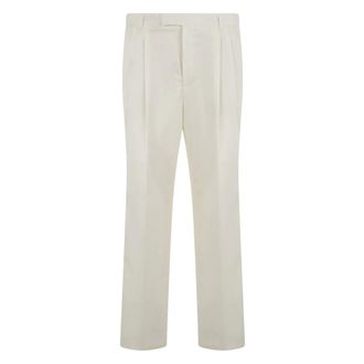 HUGO BOSS Pantalon pliss&eacute; - Homme - Pantalons - Blanc - Taille: M