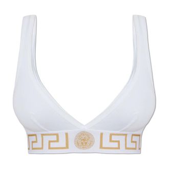 Versace Femme, Sous-v&ecirc;tements, Blanc, Taille: 42 FR Soutien-gorge en coton
