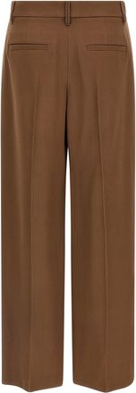 Brunello Cucinelli Virgin Wool Blend Trousers - Brown