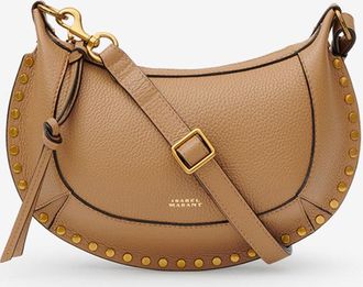 Isabel Marant Sac Oskan Moon En Cuir Grain&eacute; - - Cappuccino - - Isabel Marant