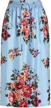 Dolce & Gabbana Jupe Longue - Bleu