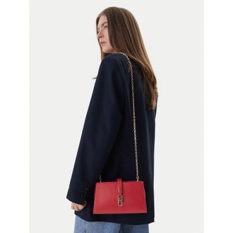 Tommy Hilfiger Handtasche Tommy Hilfiger Th Libre Chain Crossover AW0AW18614 Rot