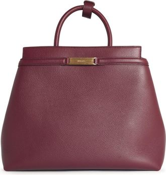 Bally Ball Burgundy Lear Deco sac