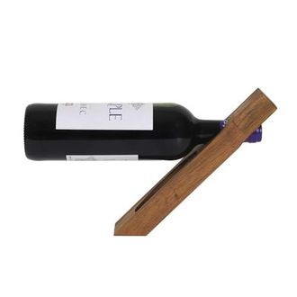 COOK CONCEPT KA0389 Support &agrave; Bouteille en Acacia avec Tire-Bouchon Int&eacute;gr&eacute; - Design &Eacute;l&eacute;gant pour Vin et Spiritueux - Con&ccedil;u pour Ap&eacute;ros - Taille Unique - Couleur M