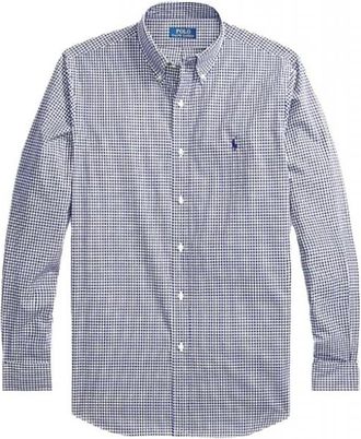 Ralph Lauren Homme, Chemises, Bleu, Taille: L Chemise en coton stretch