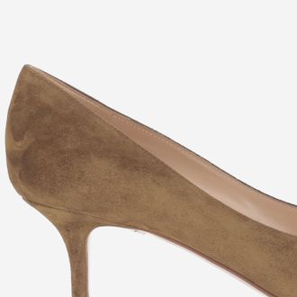 Gianvito Rossi Womens Pumps Suede Light Brown