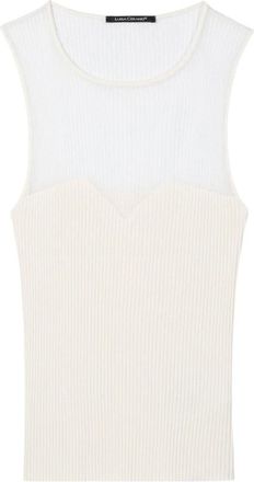 Luisa Cerano Femme, Tops, Beige, Taille: 42 FR Pullover Kurzarm