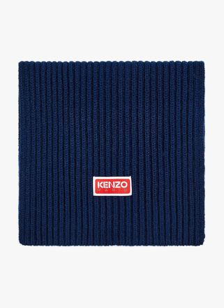 Kenzo Echarpe Kenzo Tag en laine organique