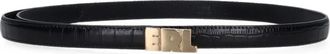 ERL Croc-effect Logo-buckle Belt