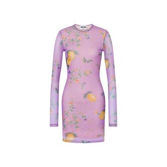 Moschino Damen, Kleider, Lila, XSGr&ouml;&szlig;e