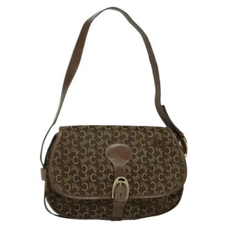 Celine Pre-owned Toile sacs-celine - Femme - Pre-owned - Brun - Taille: ONE Size