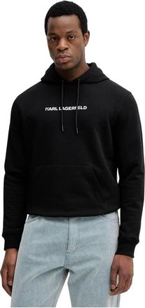 Karl Lagerfeld Homme, Sweatshirts et sweats &agrave; capuche, Noir, Taille: 2XL Ikon K-initial Sweat &agrave; capuche