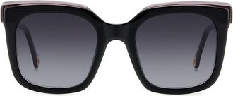 Carolina Herrera Her 0249/G/S Sonnenbrille, Schwarz, 51 f&uuml;r Damen, schwarz, 62