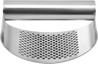 Generic Knoblauchpresse Aus Edelstahl - Knoblauchzerkleinerer Aus Edelstahl - Knoblauchpresse, Fleischwolf - Manuelle Ringpresse, Zerkleinerer, Knoblauchzerkl