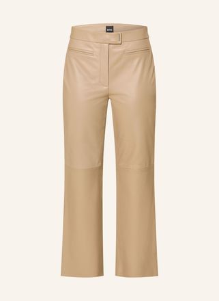 HUGO BOSS Lederhose Simary beige