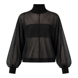 Meimeij M6Fz72 Pullover - - Tops - Damen - Schwarzk - M