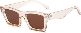 Generic Lunettes De Soleil Carr&eacute;es For Hommes Et Femmes, Monture Fine, For Le Sport Les Activit&eacute;s Plein Air(Brown)