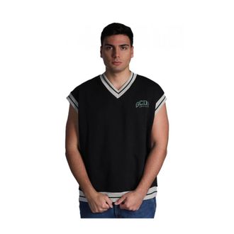GCDS Gcds, Homme, Vestes, Noir, Taille: L T-Chemises