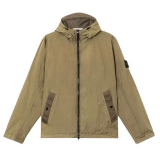 Stone Island Homme, Sport, Vert, Taille: XL Hooded Wind Jacket