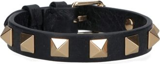 Valentino Garavani Homme, Accessoires, Noir, Taille: ONE Size Rockstud Bracelet
