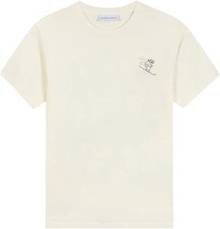 Maison Labiche T-shirt brod&eacute; &agrave; col rond en coton