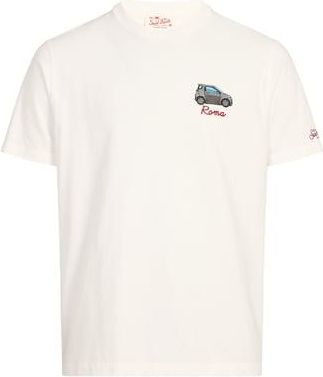 MC2 Saint Barth T-shirt brod&eacute; &agrave; col rond en coton