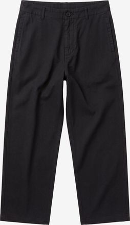 Knowledge Cotton Apparel Damen vegan Hose Bloom Barrel Aus Flanell Night Sky Blau