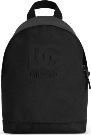 Dolce & Gabbana Homme, Sacs, Noir, Taille: ONE Size Sac &agrave; dos en nylon avec patch